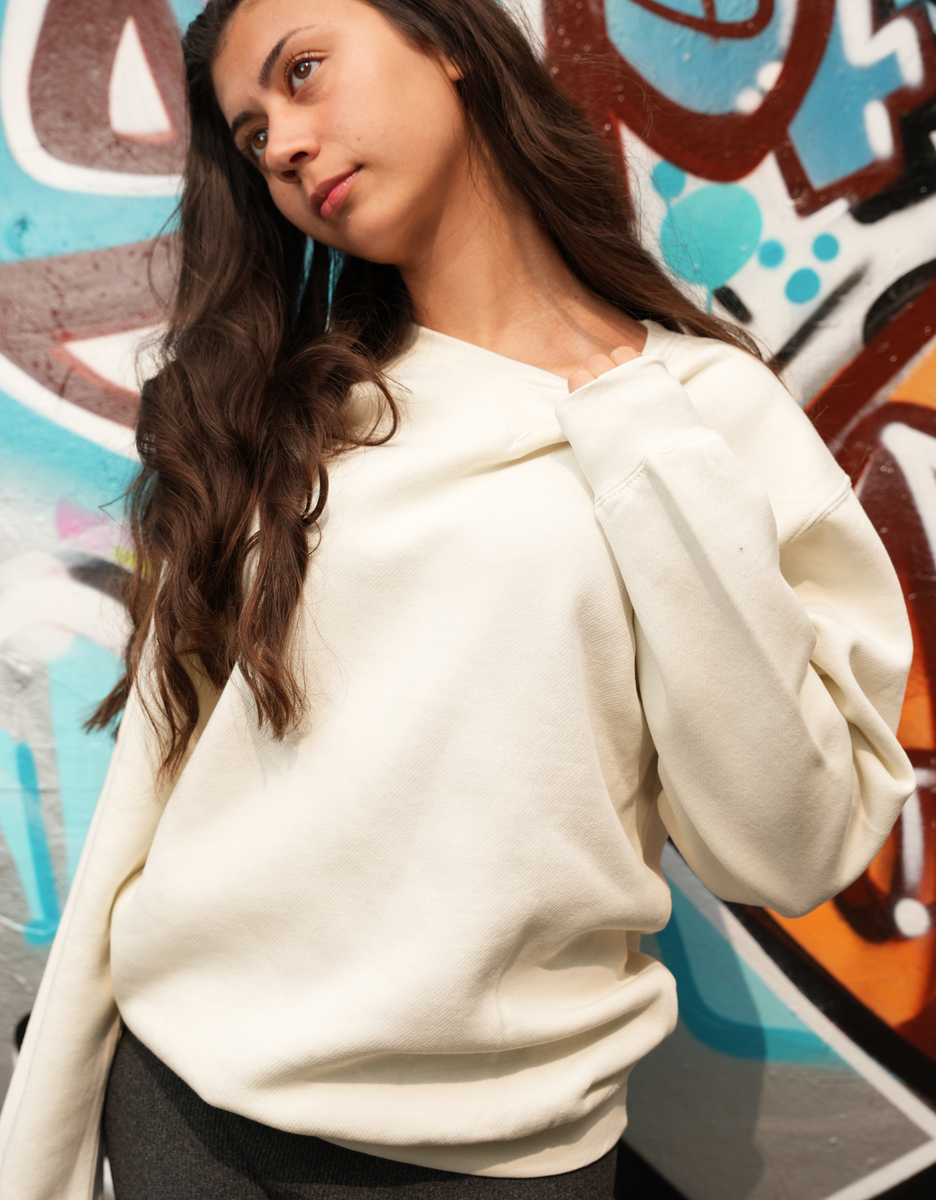 Natural Pullover Sweatshirt – Wear Static